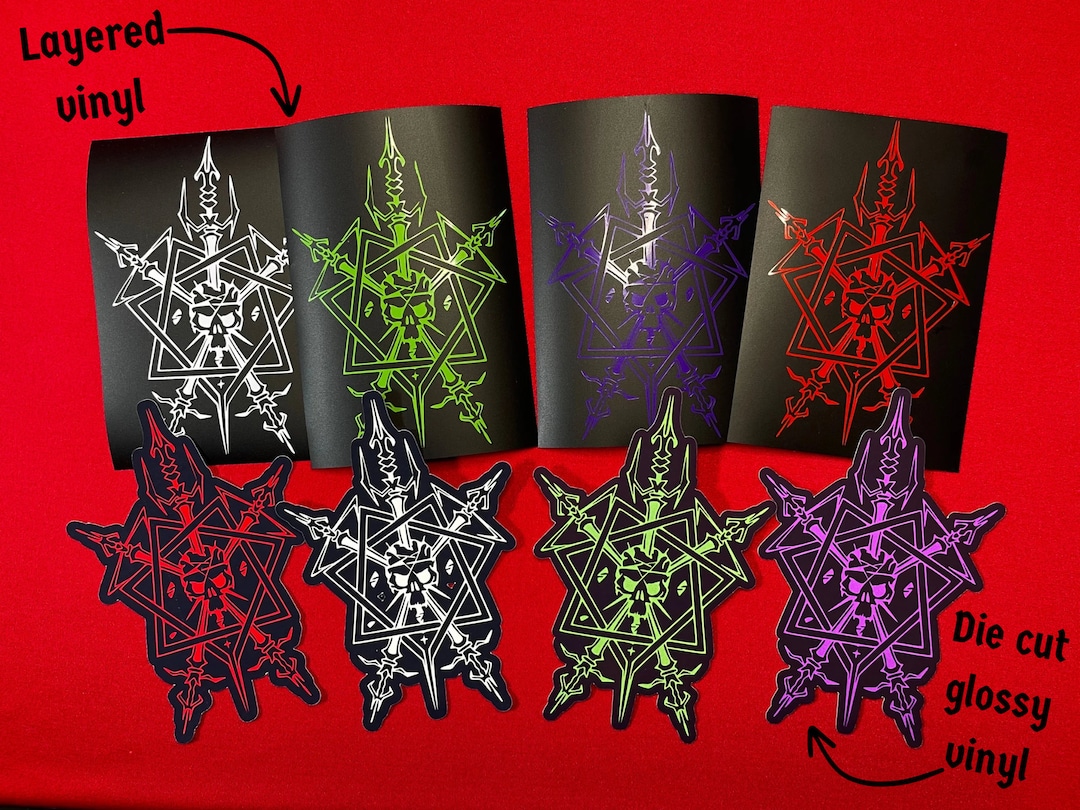 Morbid Tales Sticker Heavy Metal Sticker Waterproof Layered Vinyl Sticker Die Cut Glossy Laptop ...