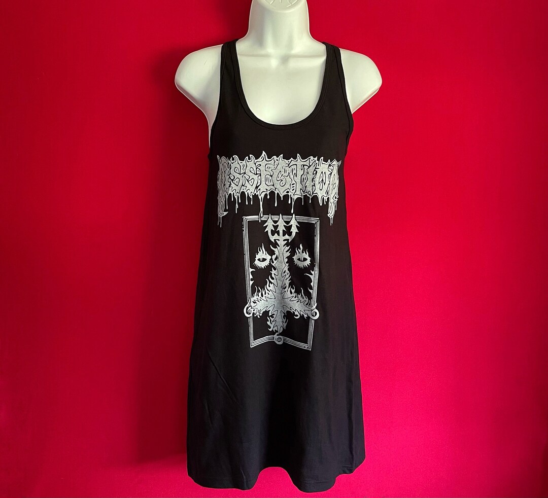 Night's Blood Tunic Tank Dress Heavy Metal Dress Tunic Tank Top - Etsy