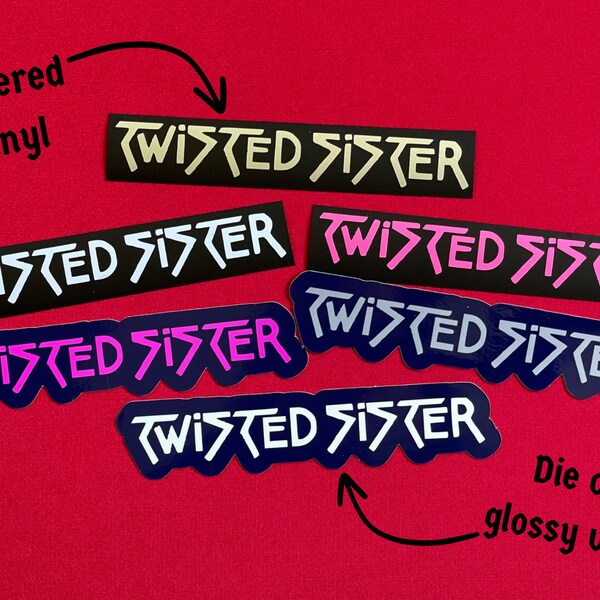Twisted Sisters Sticker - Etsy