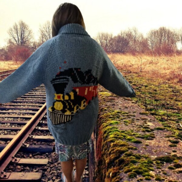 Train Sweater - Etsy