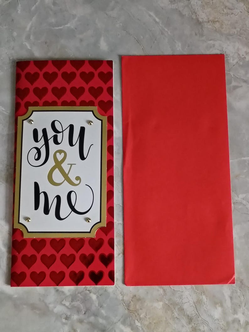 Embellished Love Poem Valentine's Day Card & Envelope - Etsy