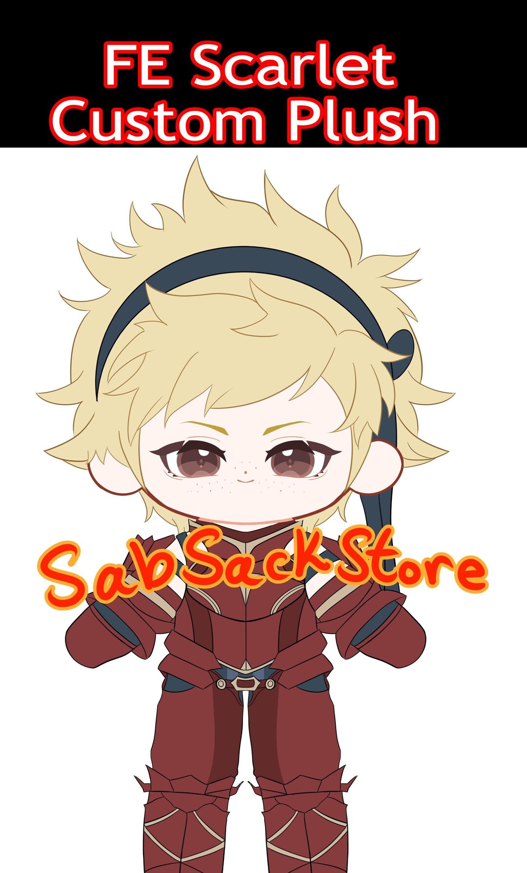Custom Scarlet FE Plush [read Description] - Etsy
