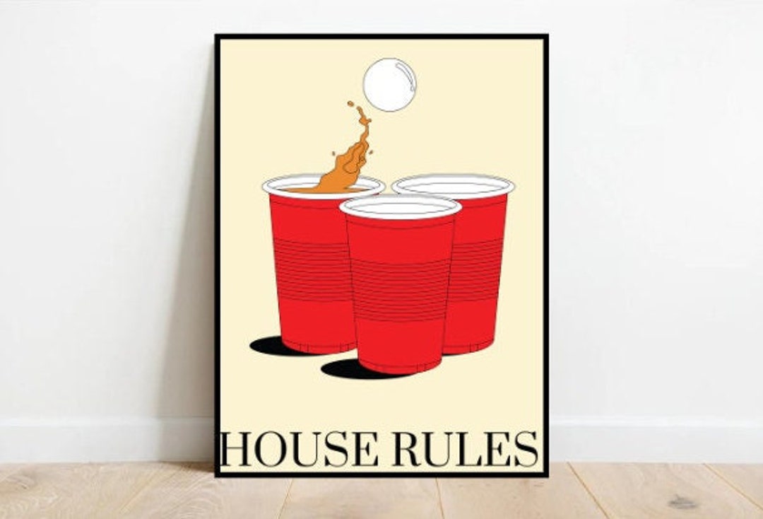 House Rules - Wall Art - Etsy