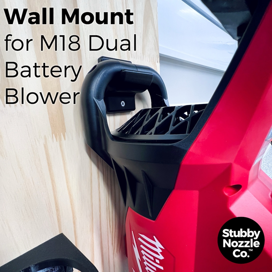 Wall Mount Hanger Bracket for Milwaukee M18 FUEL Dual Battery Leaf ...