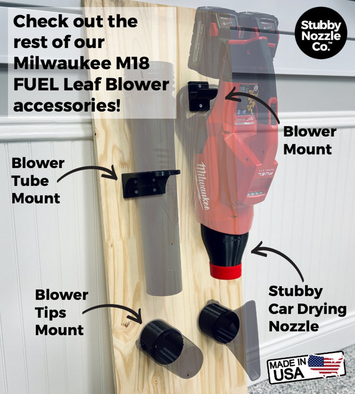 Wall Mount Hanger Bracket for Milwaukee M18 FUEL Leaf Blower - Etsy