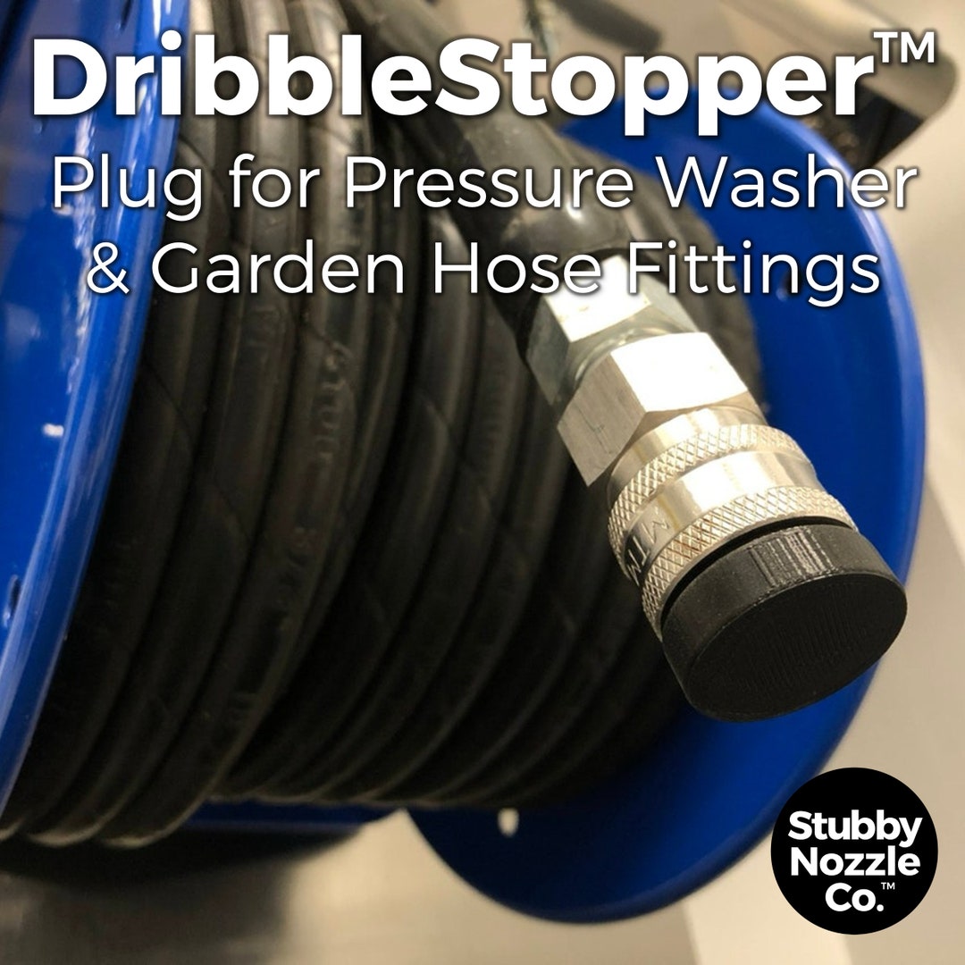 Dribblestopper Plug for Pressure Washer & Garden Hose Quick Disconnect ...