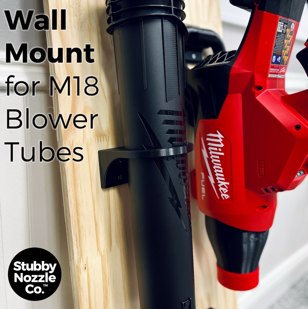 Wall Mount Hanger Bracket for Milwaukee M18 FUEL Leaf Blower Tubes ...