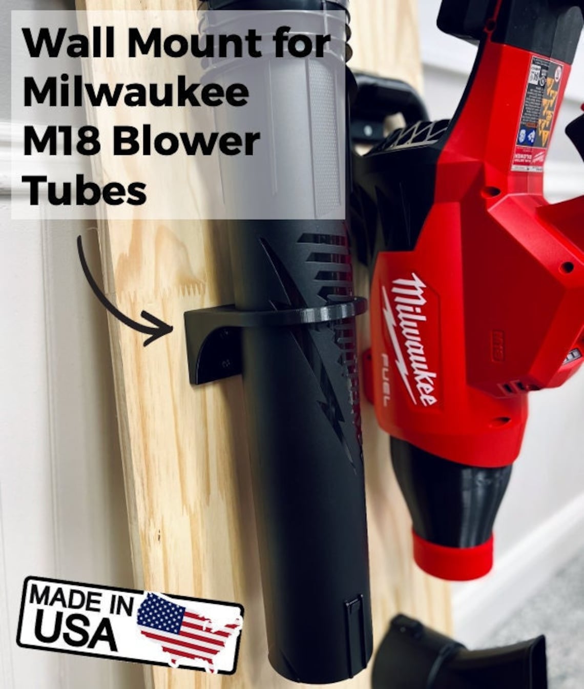 Wall Mount Hanger Bracket for Milwaukee M18 FUEL Leaf Blower - Etsy