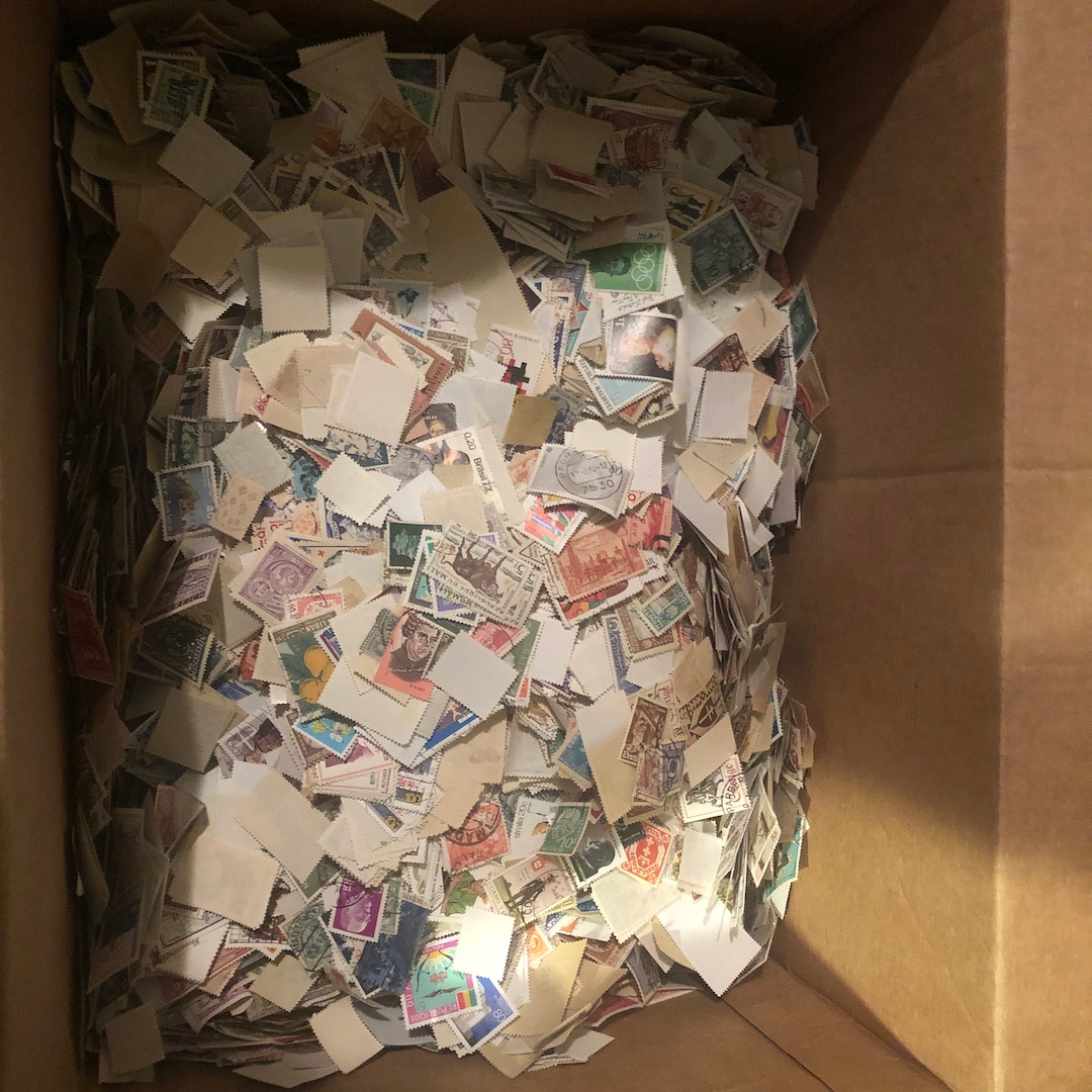 Beautiful Worldwide Stamp Collection Lots in 50+ Stamps-off Paper ...