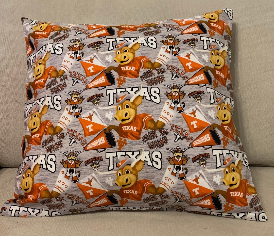 University of Texas Pillow Cover Measuring 16 X 16 - Etsy