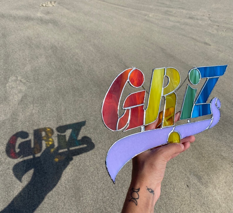 Griz Suncatcher/stained Glass - Etsy