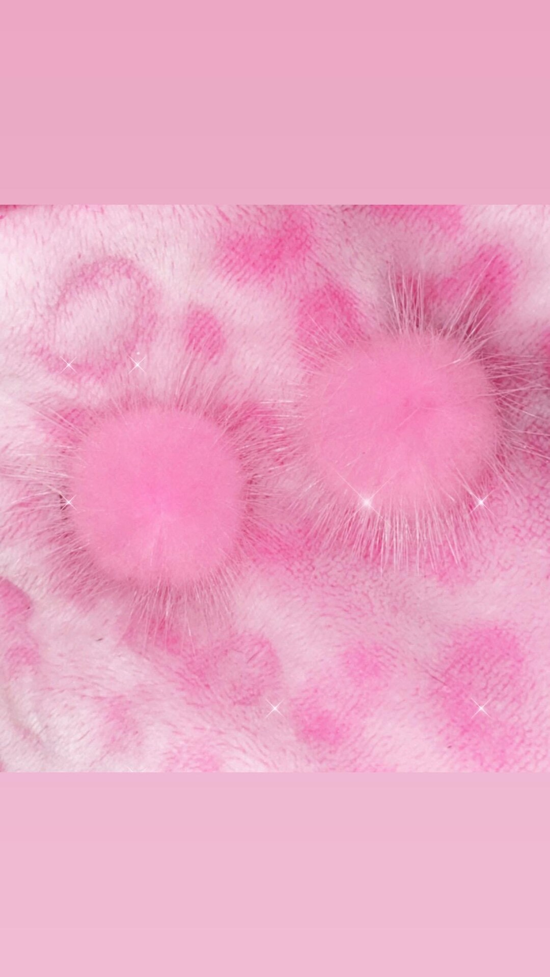 Cute Baby Pink Hair Pom Poms| Hair Accessories for Girls| Kawaii| Hair ...