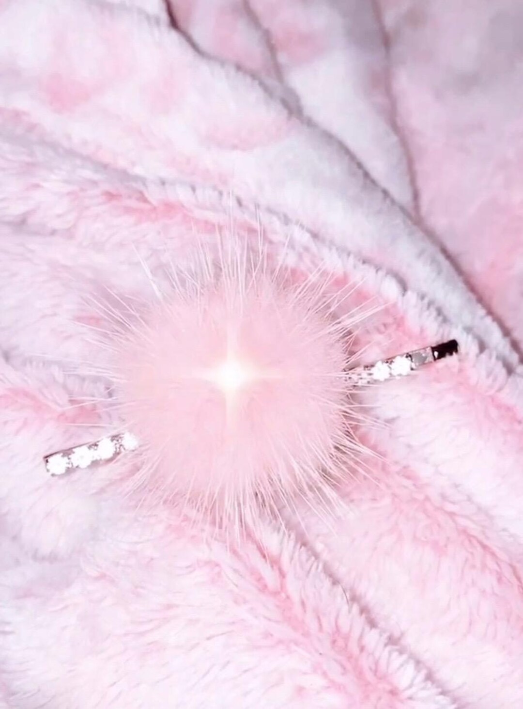 Fembot Pink Pom Pom Hair Pin| Fembot Cosplay| Cute Hair Accessories ...