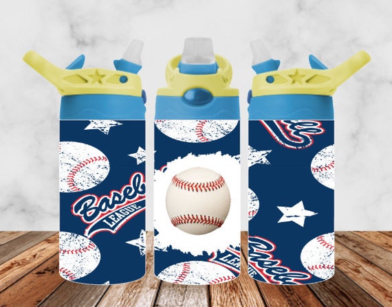 Baseball League Seamless Sublimation Designs 12 Oz Flip Top - Etsy