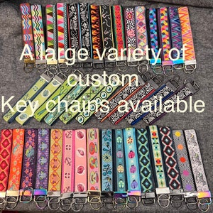 Tula Pink Stargazer Ribbon Key Chain/fob/wrist Strap - Etsy