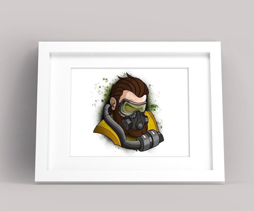 Caustic Apex Legends Mean Mugs Print - Etsy