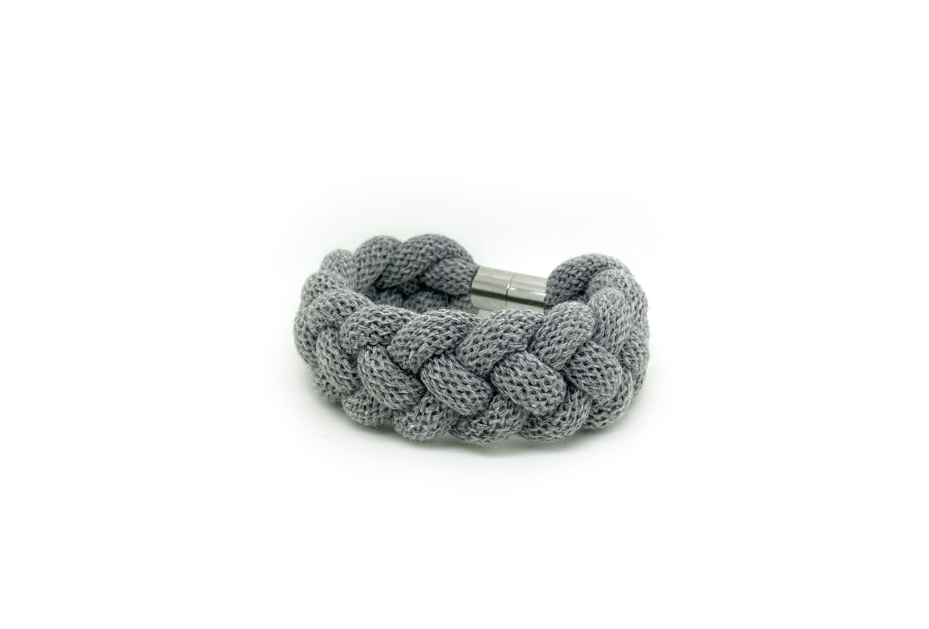 Knotted Cotton Rope Bracelet, Braided Bangle, Magnetic Closure - Etsy