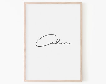 Bed Printable Calligraphy - Etsy