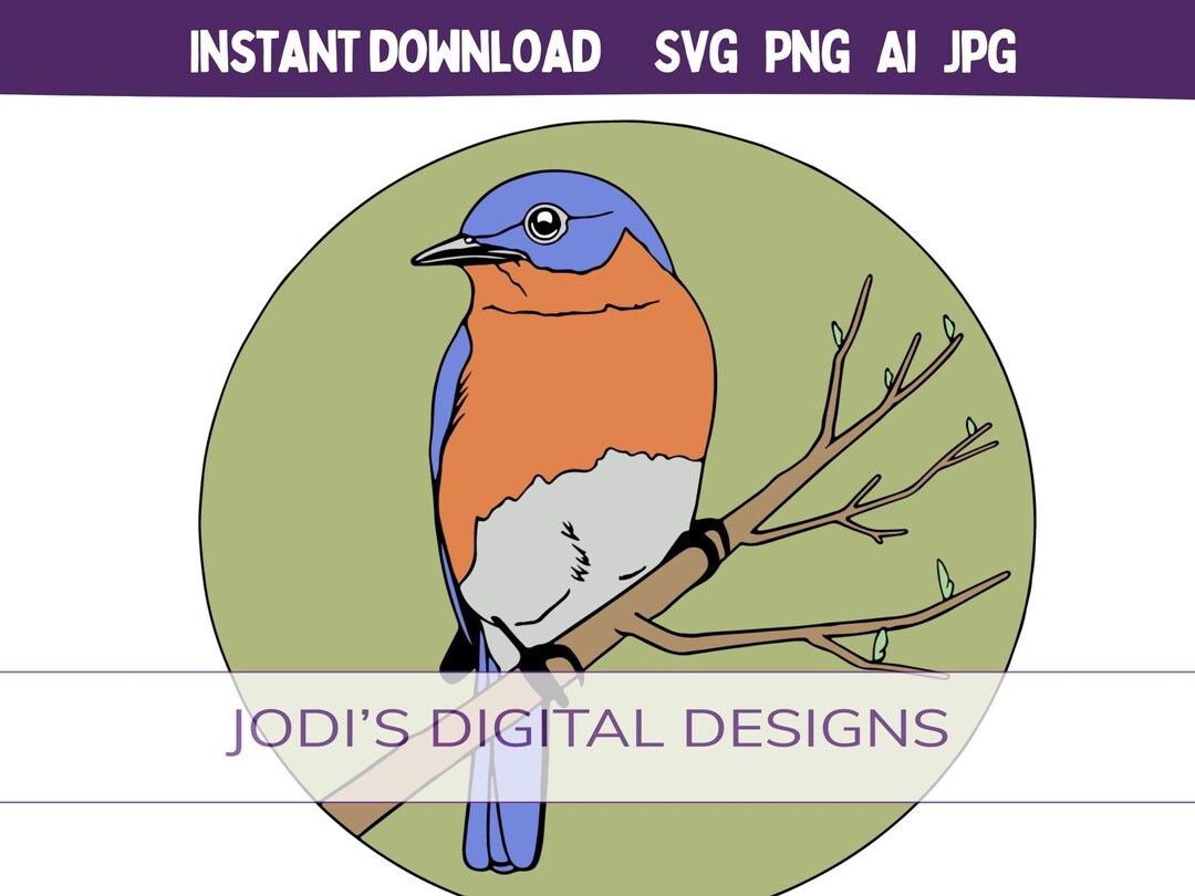 Bluebird Svg, Bluebird Clipart, Bird Svg, Bird Png, Jpg, Ai - Etsy