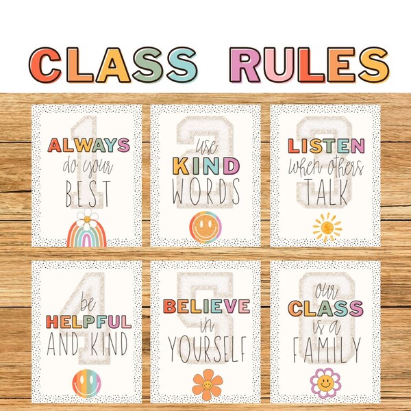 Class Rules - Etsy