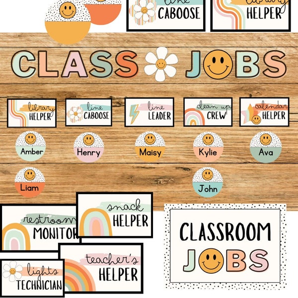 Classroom Job Chart - Etsy