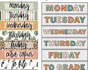 Boho Neutrals 10 Drawer Rolling Cart Labels Teacher Cart - Etsy