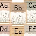 Wildflower Fields Classroom Alphabet Posters - Etsy