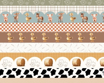 Farm Animals Bulletin Board Borders | Cute Classroom Decor | Printable ...
