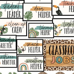 Boho Tropics Google Slides Templates - Etsy