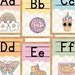 Groovy Pastel Classroom Alphabet Posters - Etsy