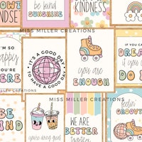 Growth Mindset Editable Classroom Printable Posters, Groovy Retro ...