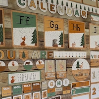 Woodland Animals | Alphabet Printable Classroom or Bedroom Wall Decor ...