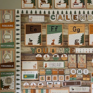 Woodland Theme Complete Classroom Collection - Etsy