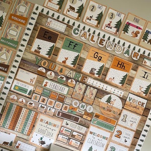 Woodland Theme Complete Classroom Collection - Etsy
