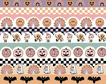 Printable Fall Classroom Borders, Halloween Bulletin Board Borders ...