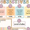 Groovy Pastel Classroom Calendar - Etsy
