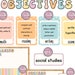 Groovy Pastel Learning Goal Posters/i Can Statements/focus Wall - Etsy