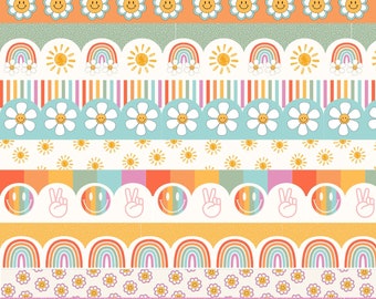 Borders for Bulletin Board PRINTABLE Classroom Decor 6 Designs in 2 ...