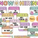 Disco Era Class Jobs Display [editable] - Etsy