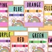 Groovy Pastel Classroom Supply Labels - Etsy