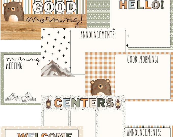 Camping Adventure Google Slides and Powerpoint Templates, Digital ...