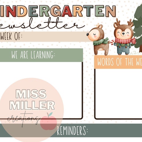 March Classroom Weekly Newsletter Template editable - Etsy
