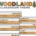 Woodland Classroom Calendar - Etsy