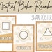 Neutral Boho Rainbow Shape Posters - Etsy