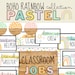 Pastel Boho Rainbow Classroom Newsletter editable - Etsy