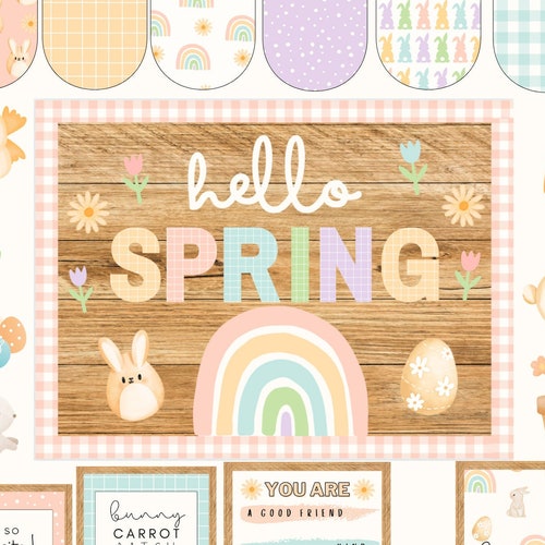 Spring Themed Classroom Posters Bulletin Board Decor - Etsy