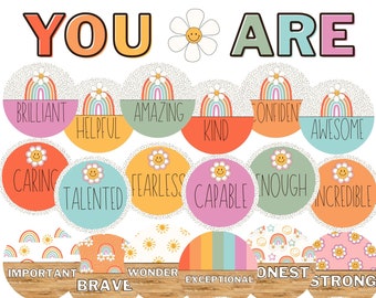 Retro Classroom Decor Affirmation Station - Etsy