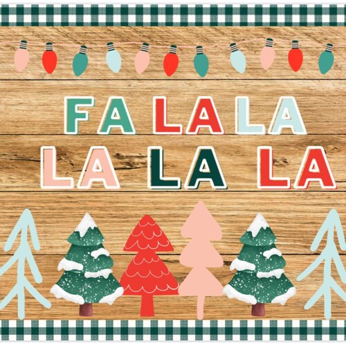 Fa La La Bulletin Board Kit - Etsy