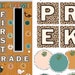 Boho Tropics Bulletin Board Borders - Etsy