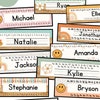 Groovy Boho 10-drawer Cart Labels [editable Features] - Etsy